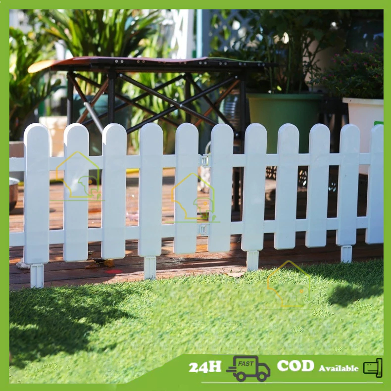 Jual Pagar kebun / Pagar plastik / Pagar Plastik PVC Putih Pagar Jalan ...