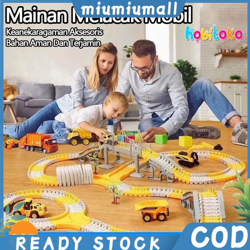 Jual 【MURAH COD】DIY Mainan Mobil Rel Hadiah Ulang Tahun anak laki laki ...