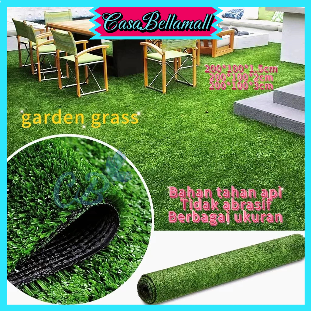 Jual Rumput sintetis swiss 3cm -100cm x 50cm - rumput sintetis dekorasi ...