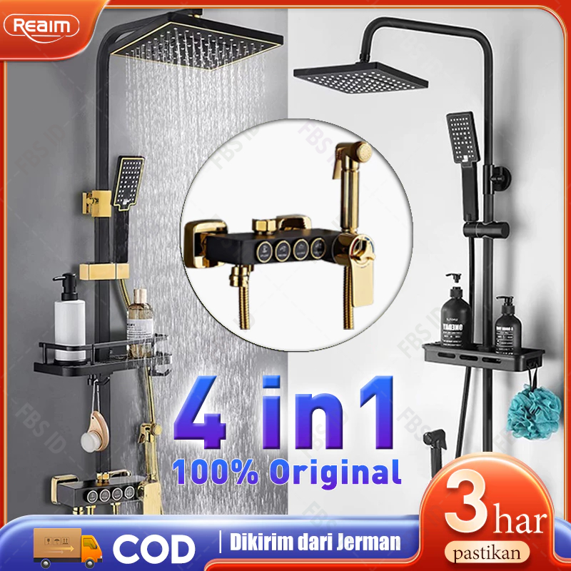 Jual Kepala Shower 3 Dalam 1 Shower Kamar Mandi Panas Dingin Shower Faucet Dengan Bidet Sprayer ...