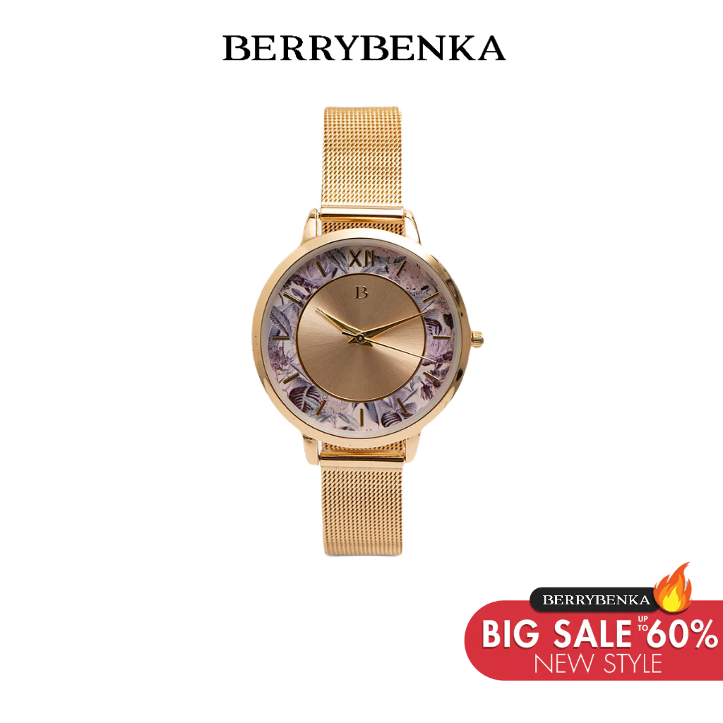 Jual Berrybenka - Jam Tangan Wanita Elegan Mewah Sofia Ulayya Floral ...