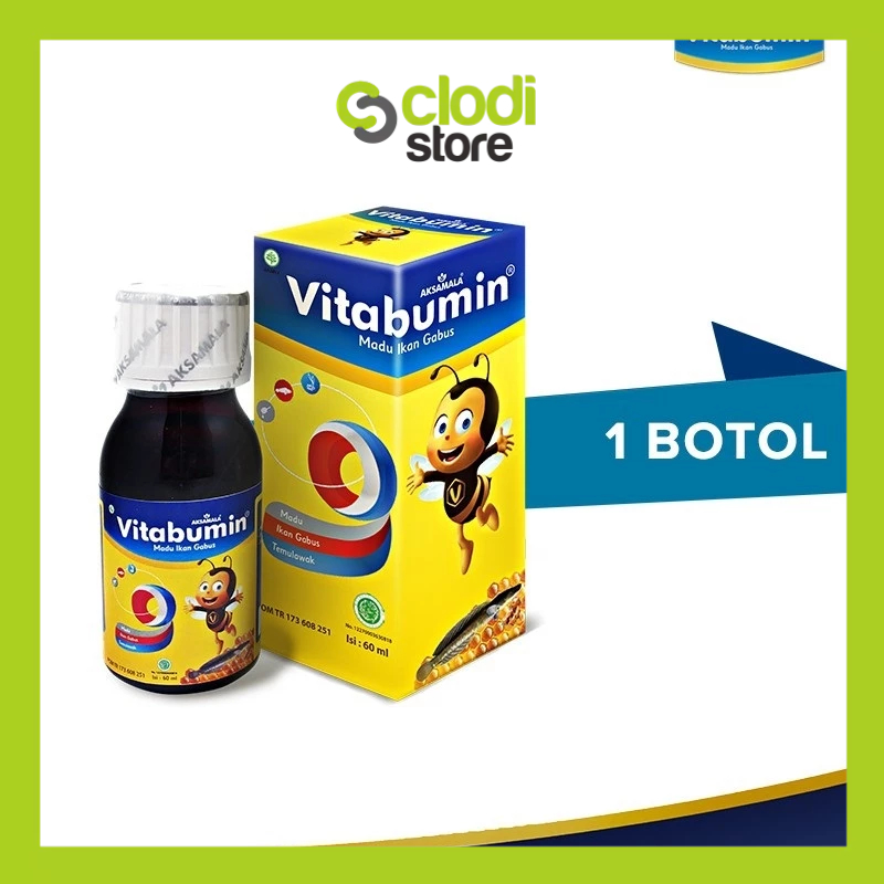 Jual Vitabumin Madu Ikan Gabus Suplemen Penambah Nafsu Makan Anak 60 ml | Shopee Indonesia