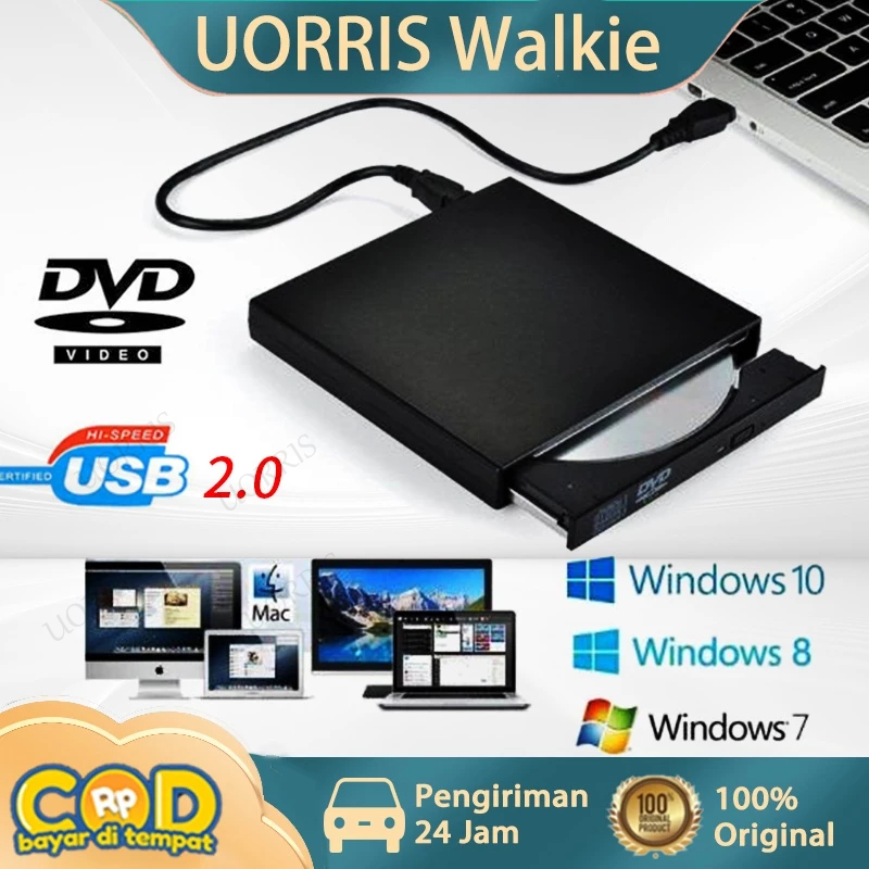 Jual DVD external /dvd external laptop /Portable DVD Writer DVD/CD/VCD ...