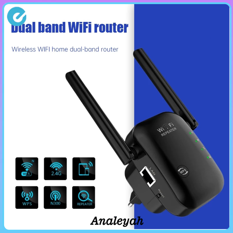 Jual New 300M WiFi Repeater Extender Antenna 300 Mbps Wireless Wifi Range Extender Router ...