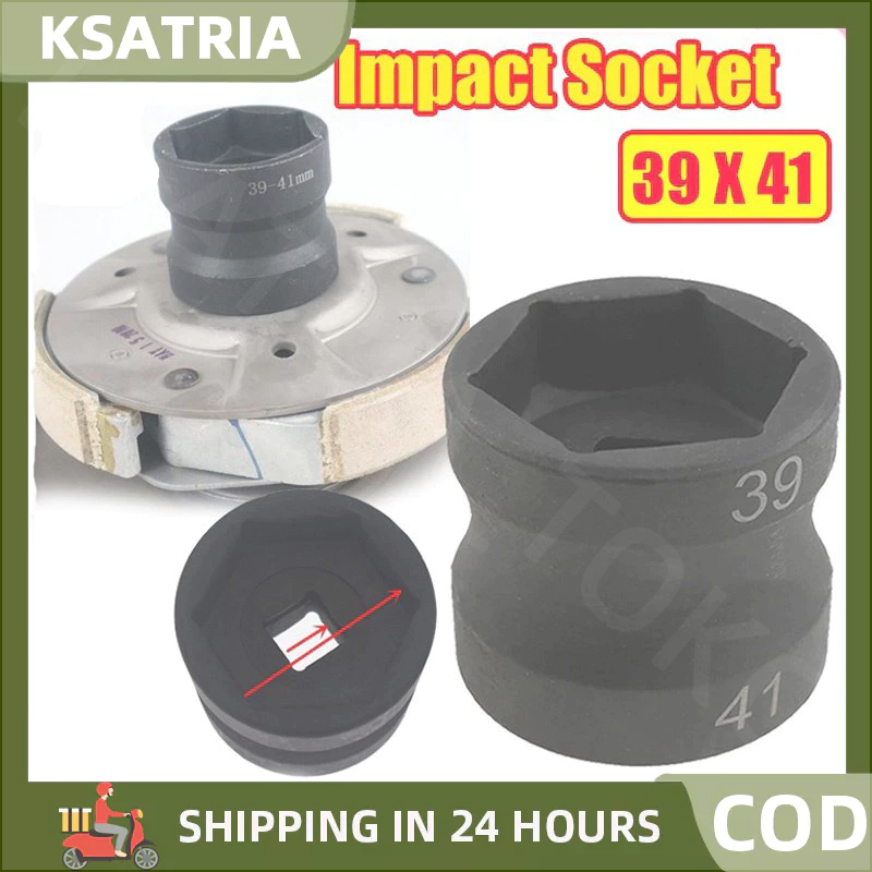 Jual 39x41mm Kunci CVT Double Head Socket Kunci Socket Mur Kopling Sock 1/2" - Coupling Nut ...