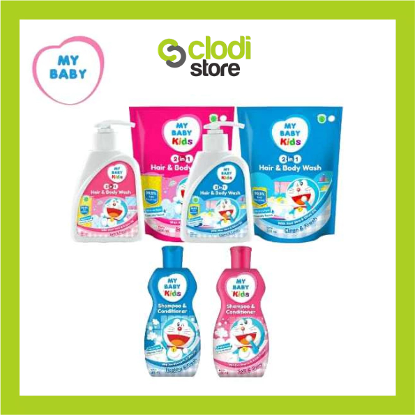 Jual MY BABY KIDS Hair and Body Wash & Conditioner - Botol 180ml ...