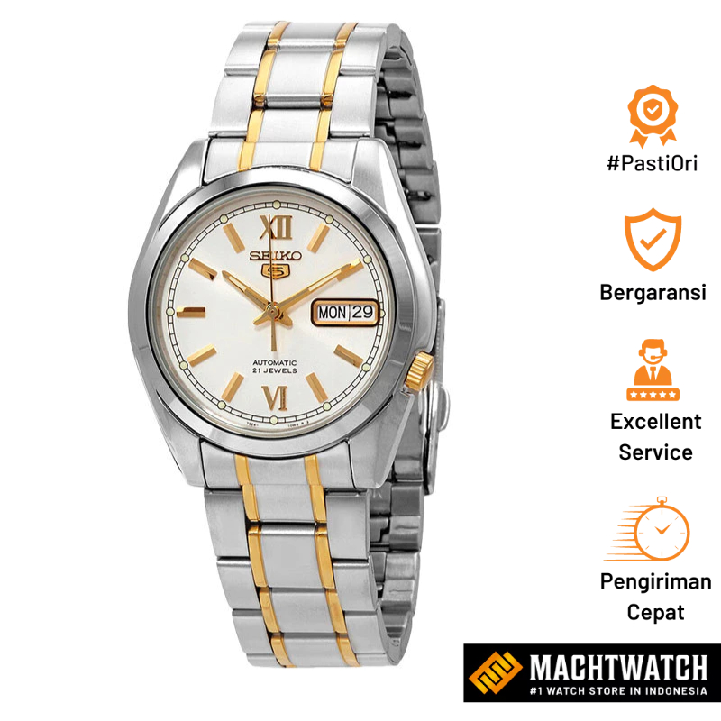 Jual Jam Tangan Pria Seiko 5 Sports SNKL57K1 Automatic White Dial Dual ...