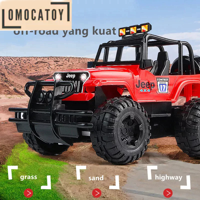 Jual Mobil 1:16 Remote Control Jeep Rc Off-road Rock Crawler Truck ...