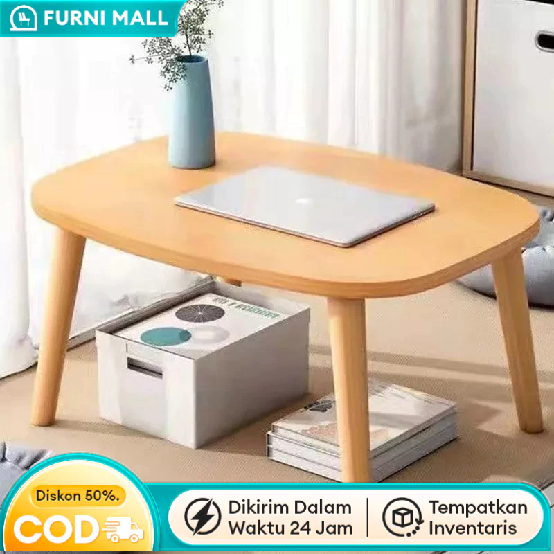 Jual Meja Kecil Meja Tamu aesthetic Meja Kayu Minimalis Meja Portable ...