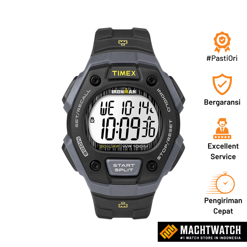 Jual [PROMO GLEDEK] Jam Tangan Timex Ironman TW5M09500 Unisex Digital ...