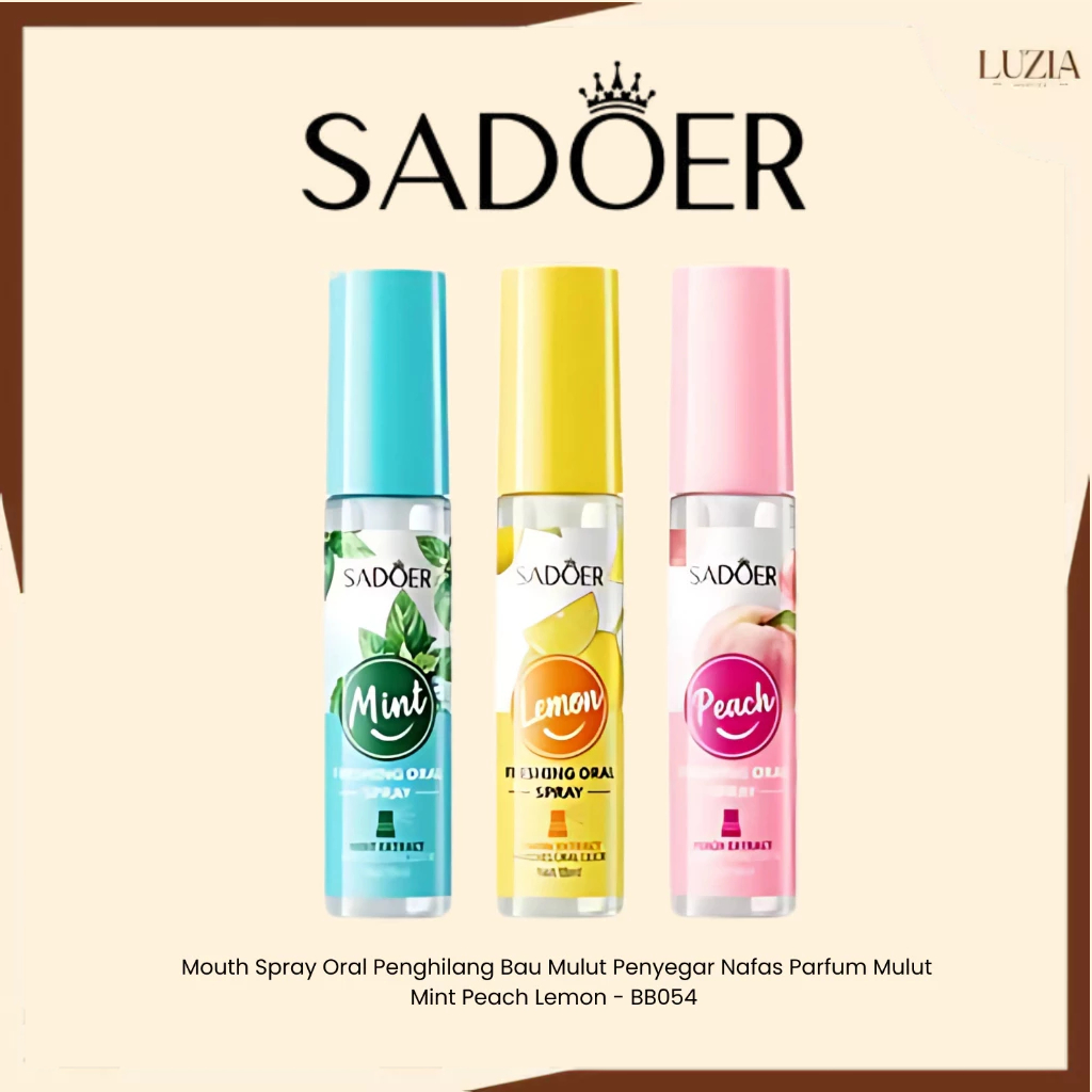 Jual SADOER Mouth Spray Oral Penghilang Bau Mulut Penyegar Nafas Parfum ...