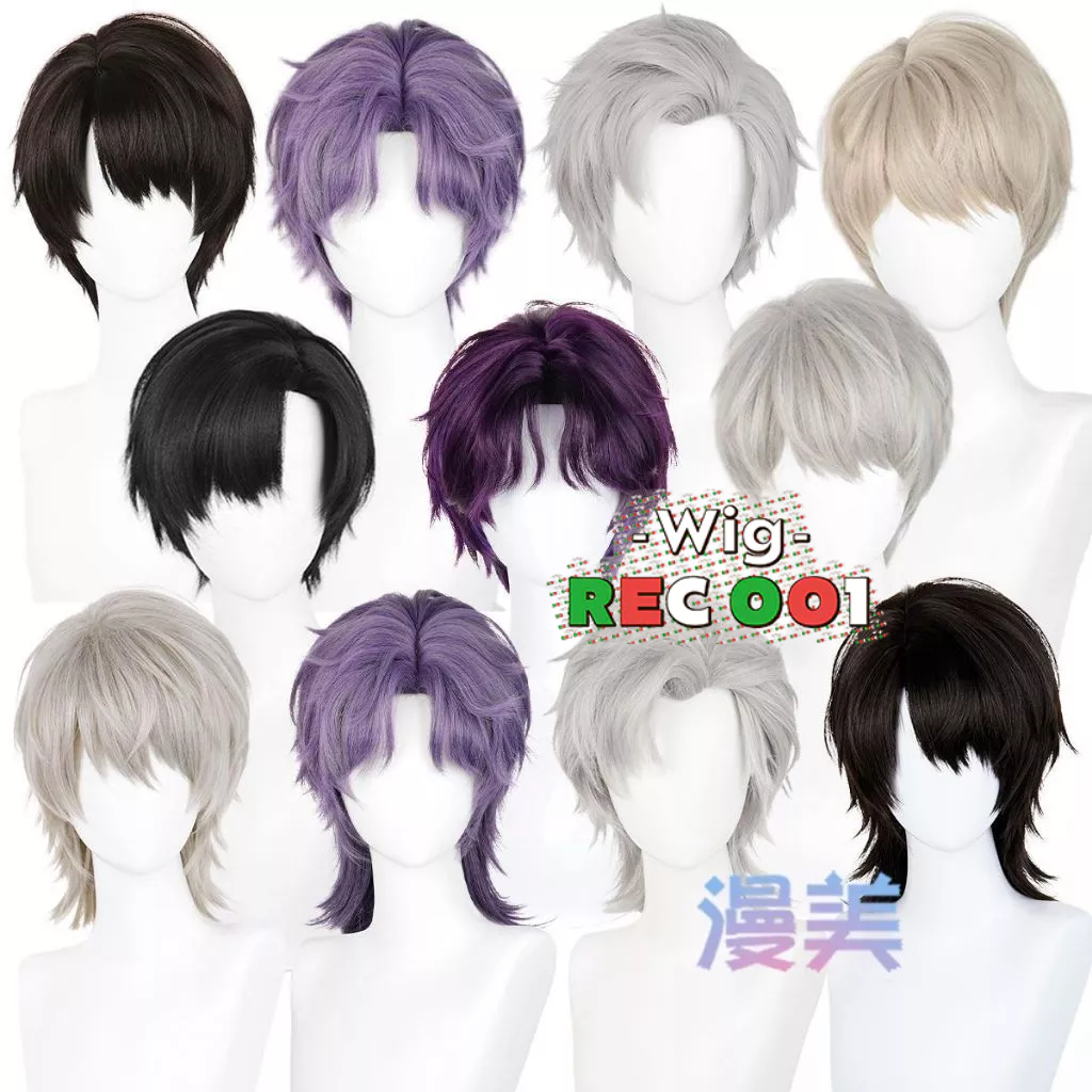 Jual M Wig Rafayel Wig Xavier Wig Zayne Sylus Caleb Cosplay Love and ...