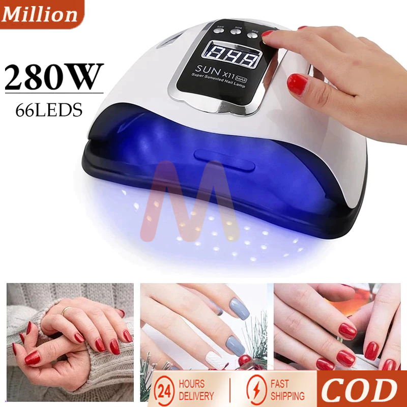 Jual 【COD】100% Original SUN X11/X10 Max 280W Garansi Satu Bulan 66Leds ...