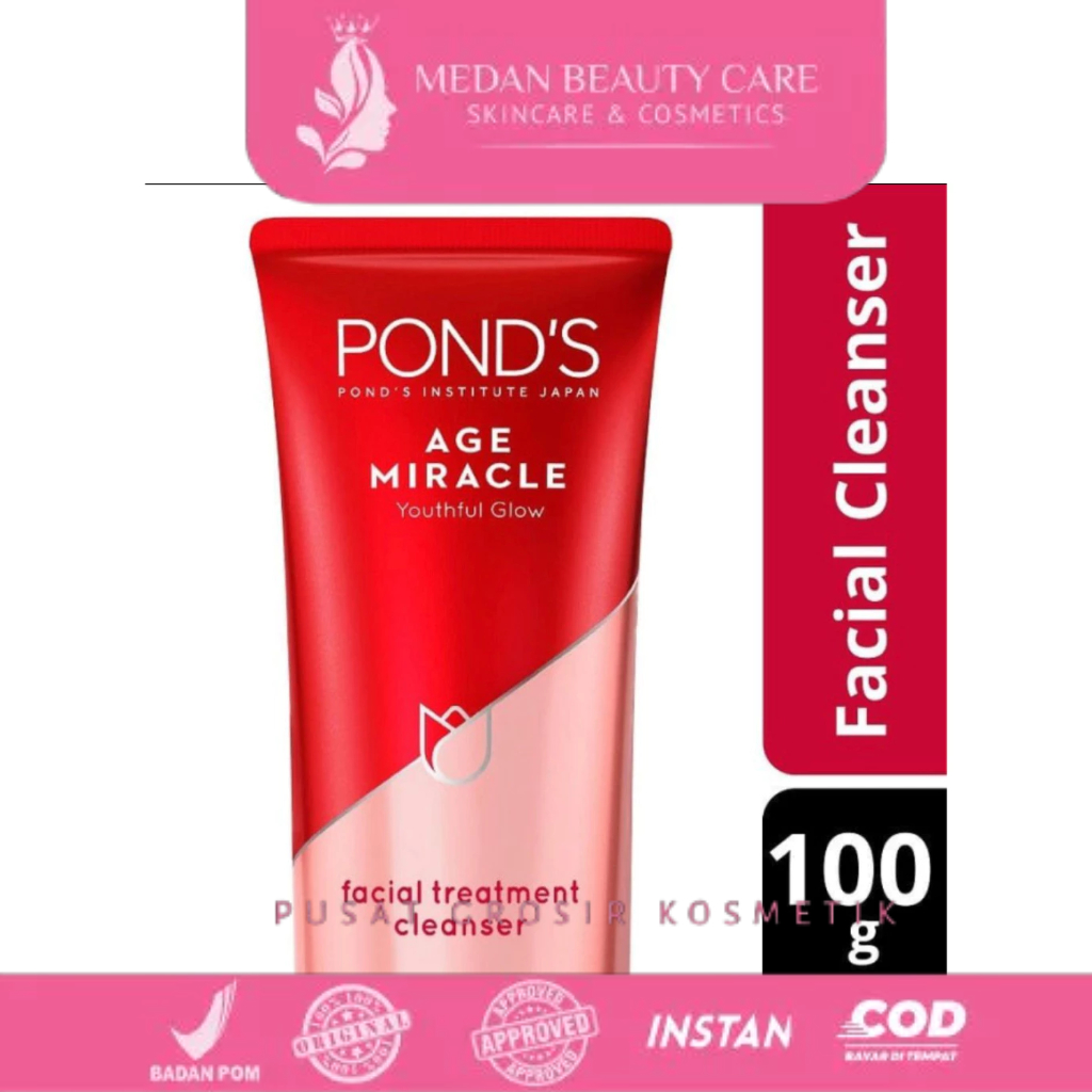 Jual Pond's Age Miracle Facial Treatment Cleanser 100ml | Shopee Indonesia