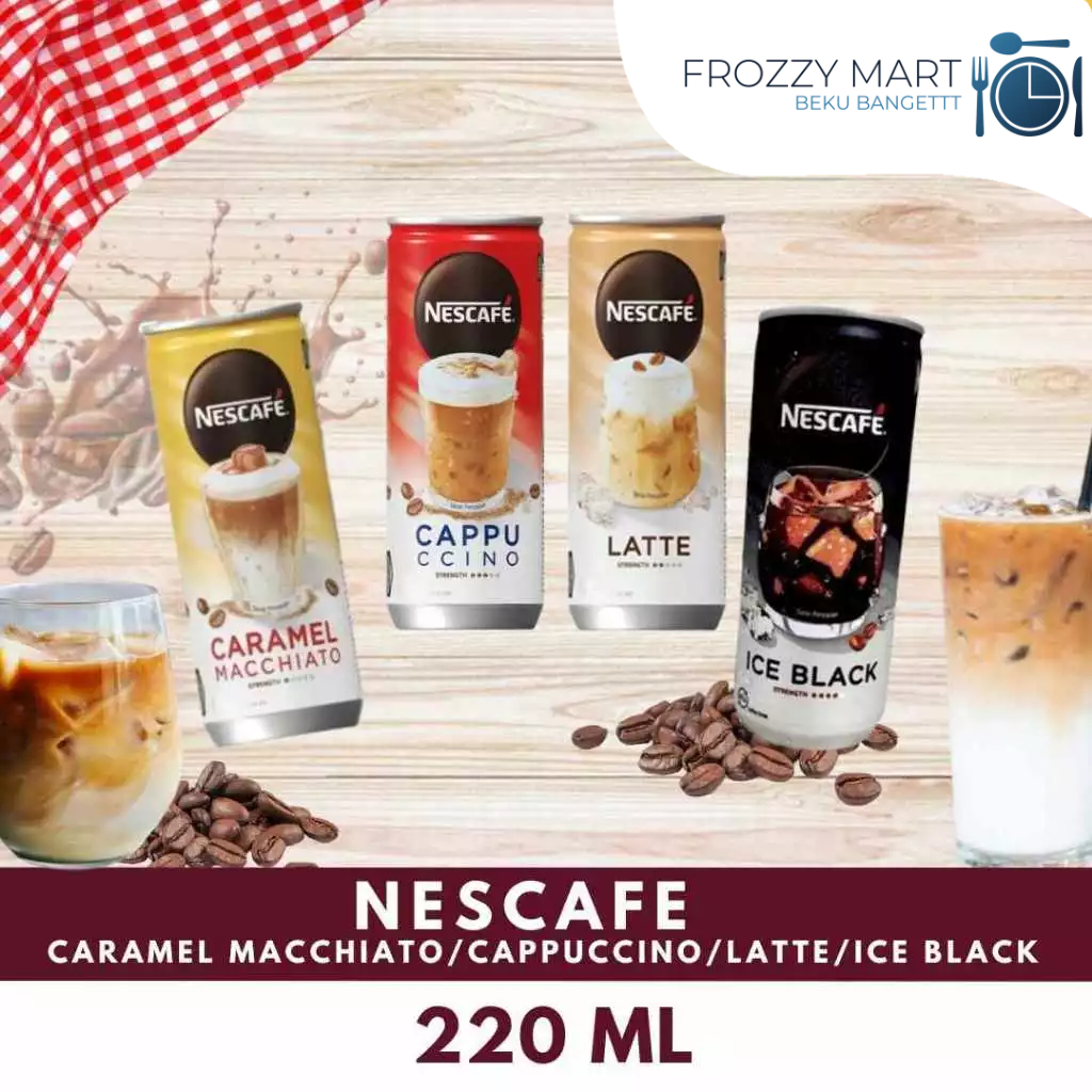 Jual NESCAFÉ Botol 220ml – Ice Black, Latte, Caramel Macchiato ...