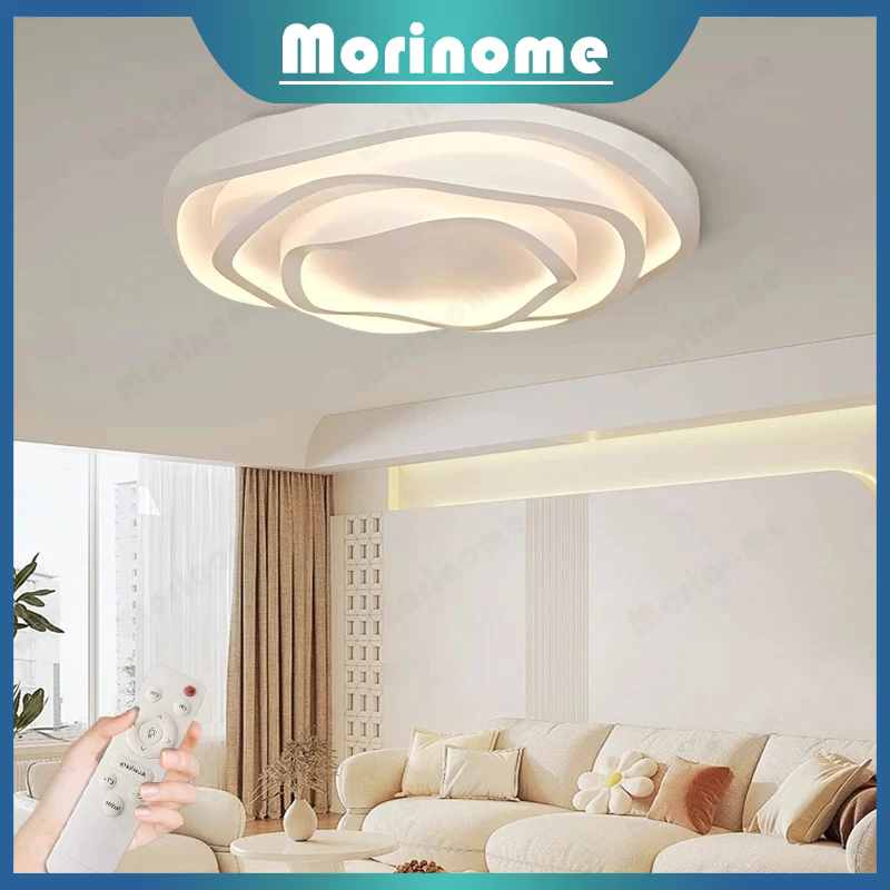 Jual Lampu Plafon LED Modern Minimalis - Desain Lingkaran Unik , Remote ...