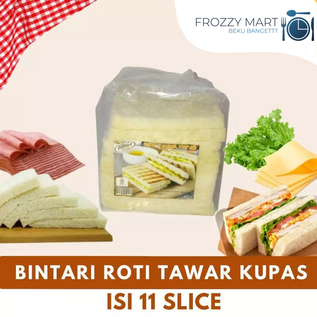 Jual BINTARI Roti Tawar Kupas Isi 11 Slice – Roti Lembut Tanpa Kulit ...