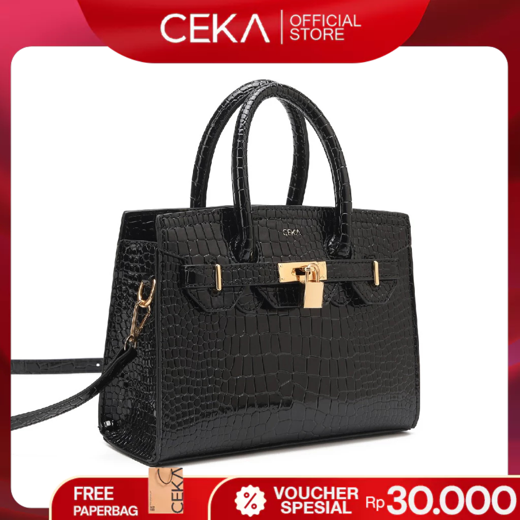 Jual CEKA Tas Wanita Tas Jinjing Hand Bag Tas Selempang Wanita Croco ...