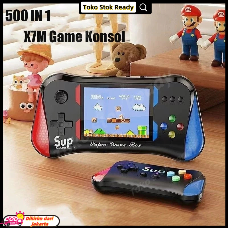 Jual 500 in 1 X7M GameBoy Tanding Layar HD 3.5 Inci Portable Dual ...