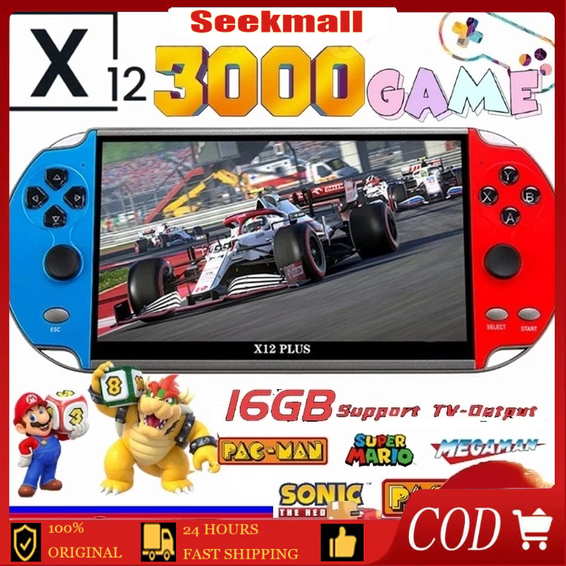 Jual PSP X12/X7PLUS/X80 Gameboy Retro Video Game Console 8GB Bawaan 20. ...