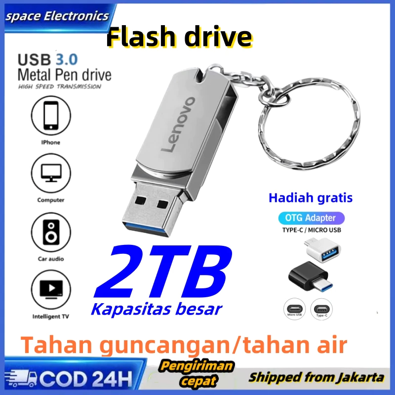 Jual Flashdisk Metal 2TB/1TB/512GB High Speed Usb Flash Drive Usb Flash ...