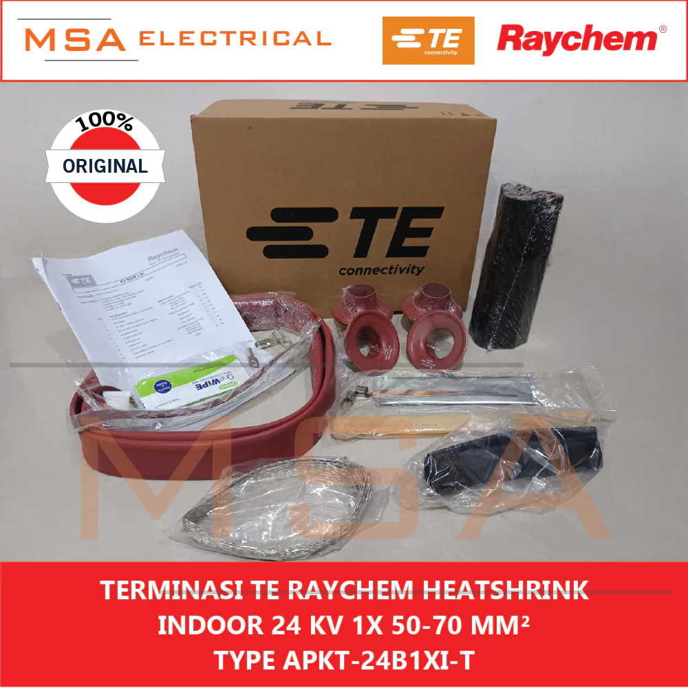 Jual APKT-24B1XI-T // Terminasi TE Raychem Heatshrink 24 kV Indoor 1X ...