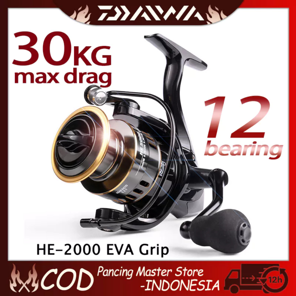 Jual Daiwa Reel Pancing Putar Rell Rill Pancing Katrol Kerekan Pancing ...