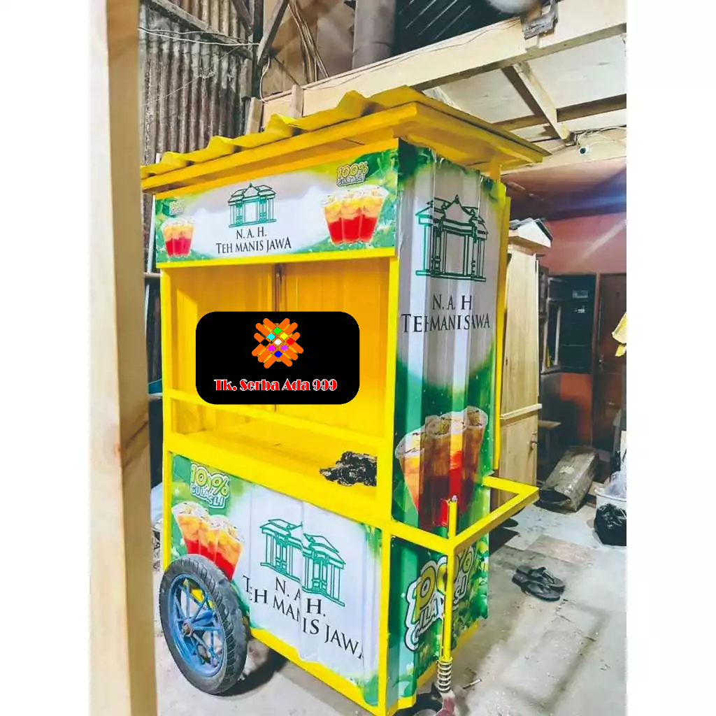 Jual GEROBAK DORONG / GEROBAK ES TEH / TEH SOLO / TEH POCI / GEROBAK ...