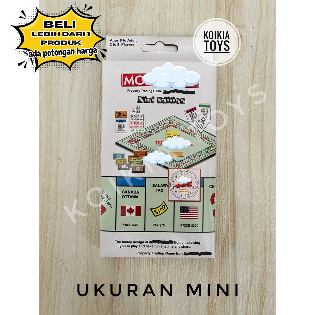 Jual Mainan anak monopoli board game MINI | Shopee Indonesia