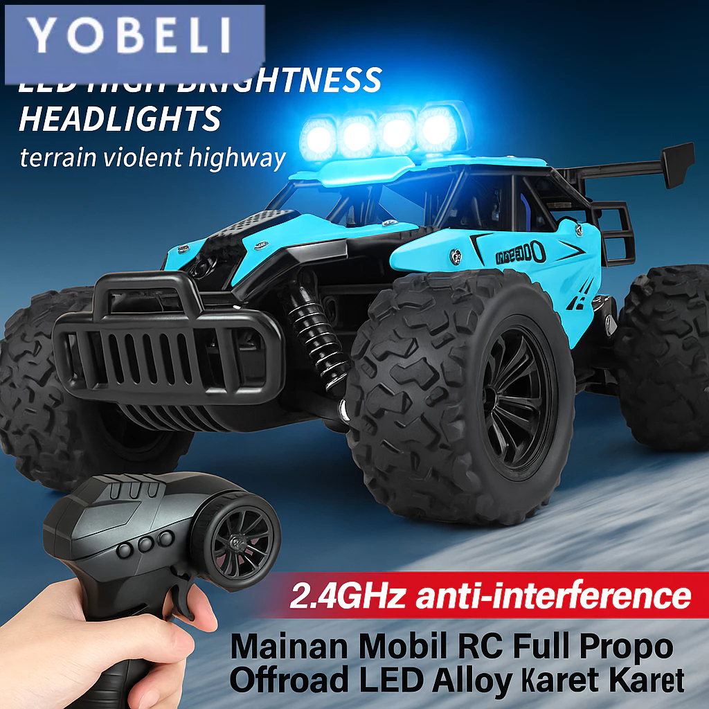 Jual Mainan Mobil Remote Control Full Propo Offroad LED | Mobil RC Bodi ...