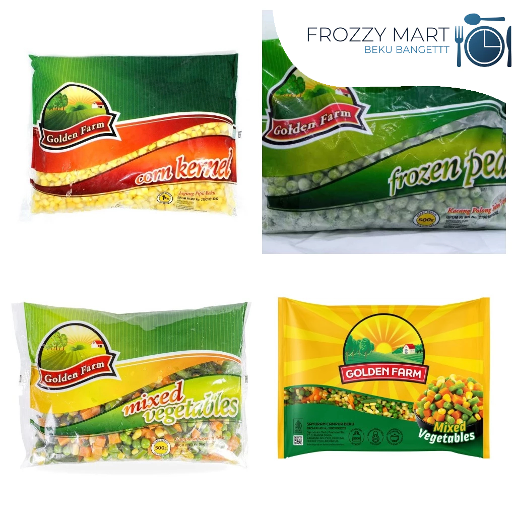 Jual Golden Farm Sayur Beku | Jagung Corn Kernel | Polong Hijau | Mixed ...