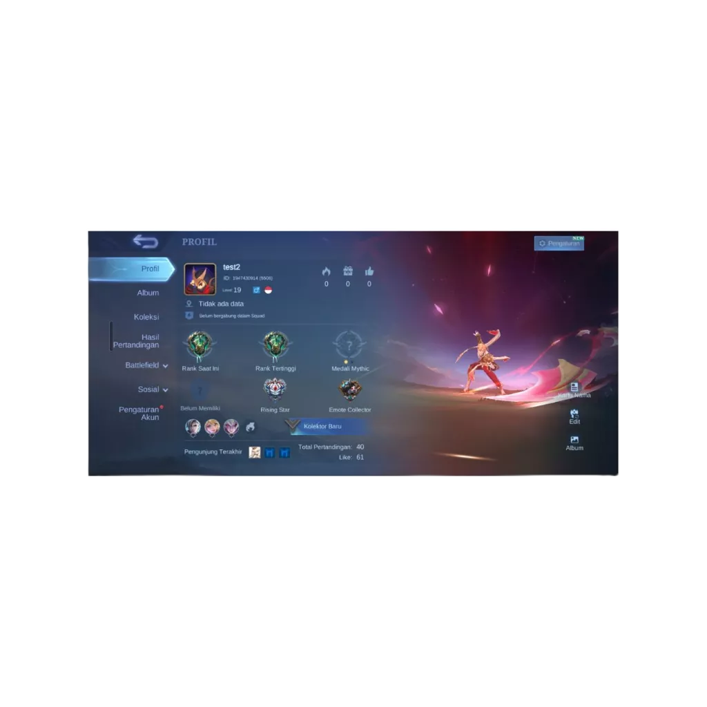 Jual AKUN MLBB SERVER 5K | Shopee Indonesia