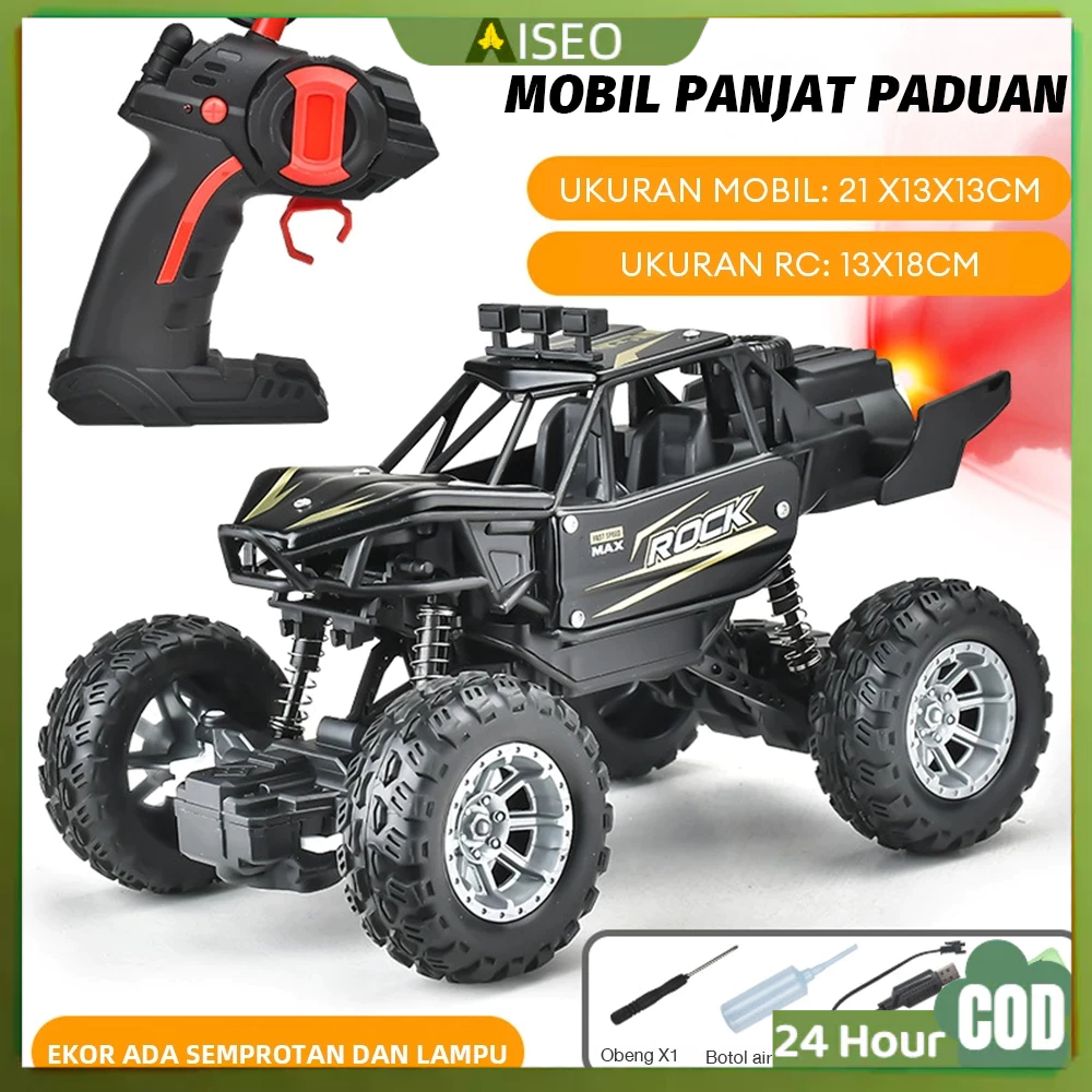 Jual 【COD】Mainan Mobil Remote Control Off-Road Climbing 4WD Car RC Rock Dengan Fungsi Semprot ...