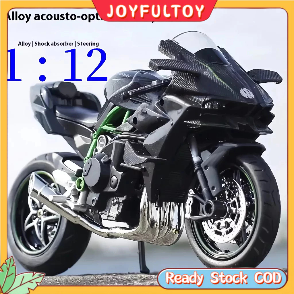 Jual 【1:12】Diecast Kawasaki H2R Motor Yamaha YZF-R1M Skala 1:12 Motor ...