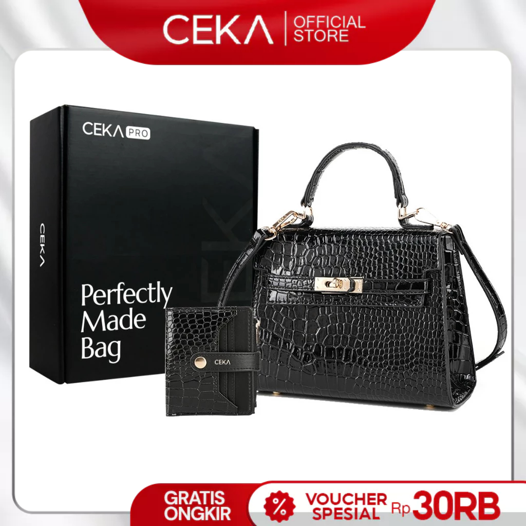 Jual [FREE BOX] CEKA PRO Tas Wanita Tas Selempang Wanita Carie Gift Set ...
