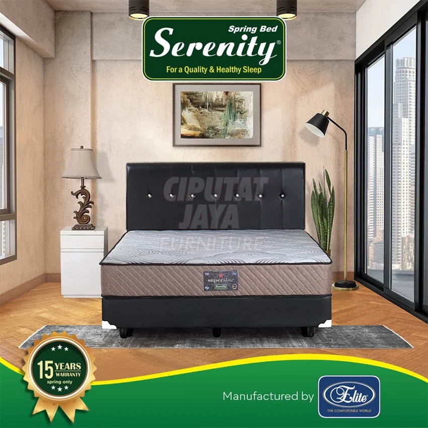 Jual Serenity Superstar Springbed Kasur Spring Bed Elite Serenity
