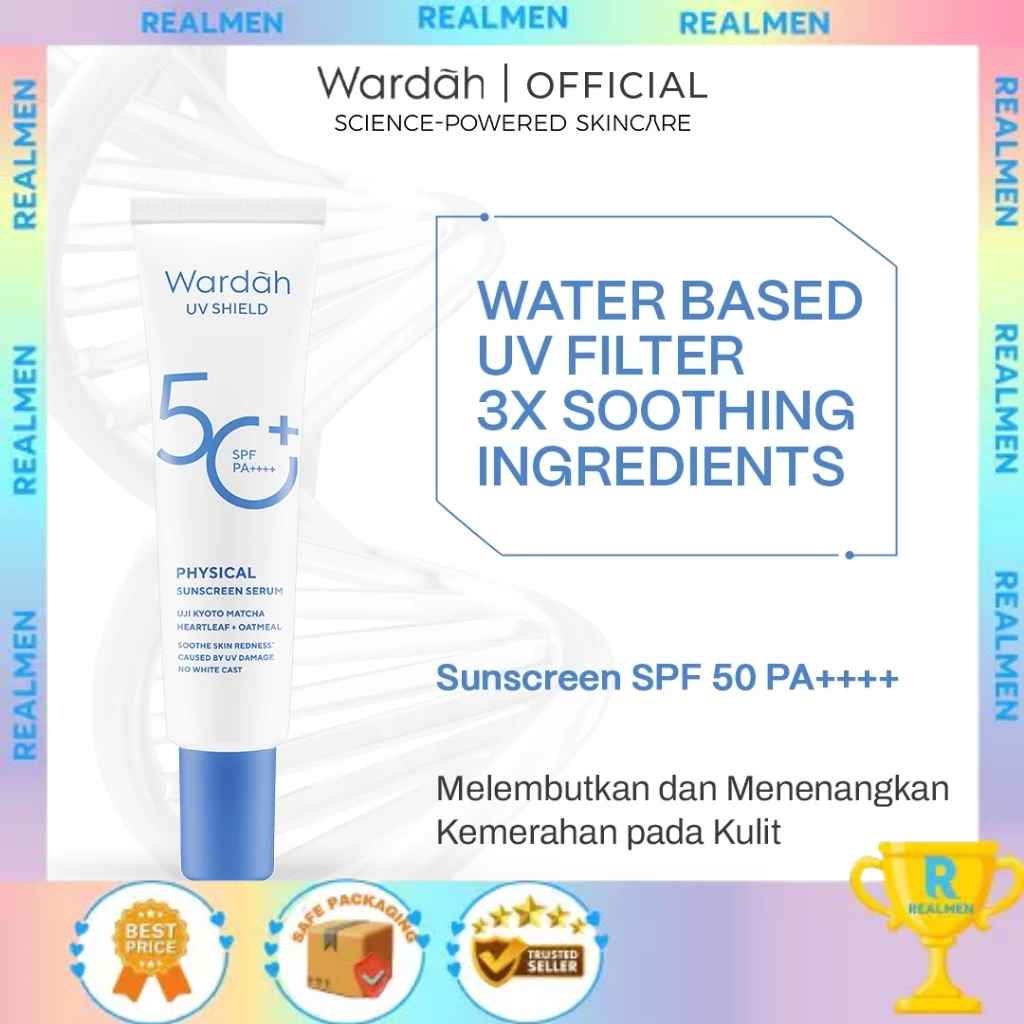 Jual NEW! Wardah UV Shield Physical Sunscreen Serum SPF 50+ PA++++ 30 ...