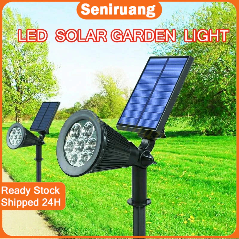 Jual [COD] Lampu Taman Tenaga Surya 18 LED Warna Warni Solar Cell Panel ...