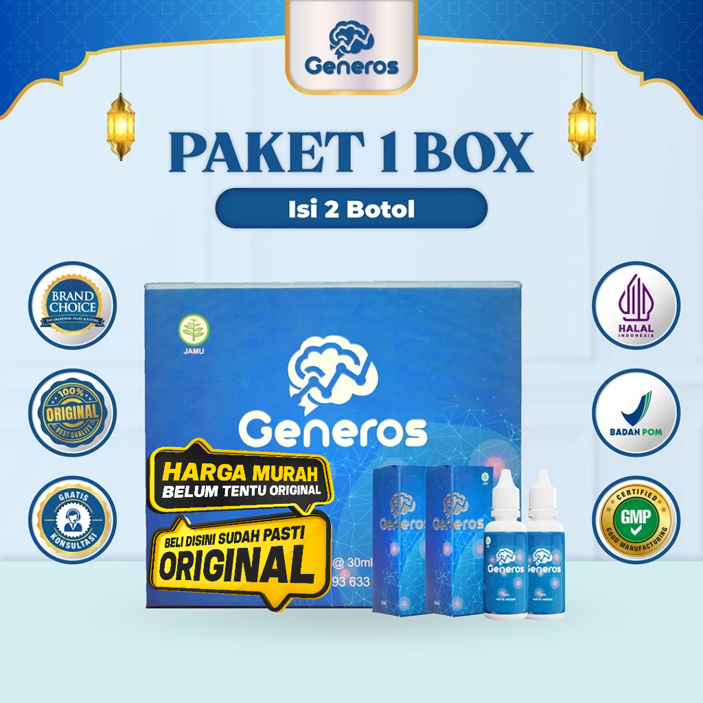 Jual 𝐃𝐈𝐒𝐓𝐑𝐈𝐁𝐔𝐓𝐎𝐑 Generos Multivitamin Nutrisi Cerdas Otak Anak Atasi ...