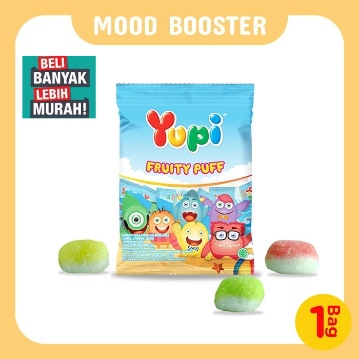 Jual YUPI FRUITY BAG 120 GR | Shopee Indonesia