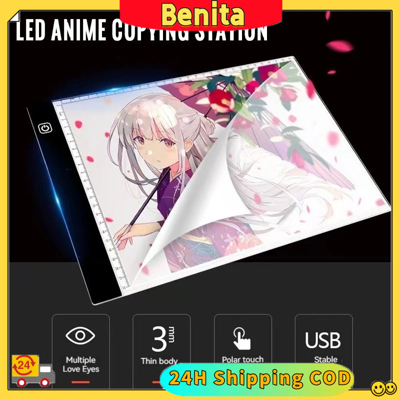 Jual 【24H Shipping】A3/A4/A5 LED Tracing Board Drawing Stensil Board ...