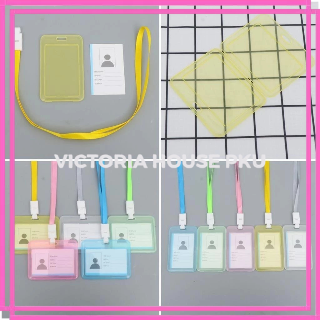 Jual VHP - 1 SET GANTUNGAN NAMETAG TALI KARTU / Name Tag Id Card ...