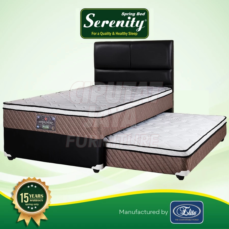 Jual Serenity Superstar 2 in 1 Springbed | Kasur Tingkat Elite Serenity ...