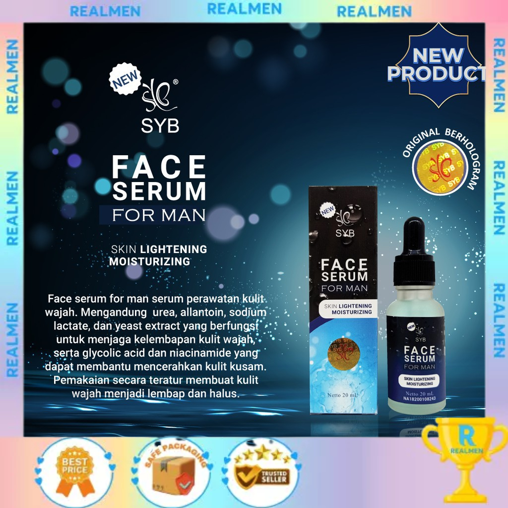Jual NEW SYB FACE SERUM FOR MAN BPOM - SYB SERUM MEN / SYB SERUM MEN ...