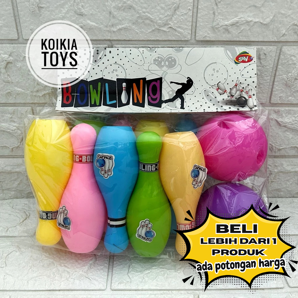 Jual Mainan anak olahraga bowling warna warni | Shopee Indonesia