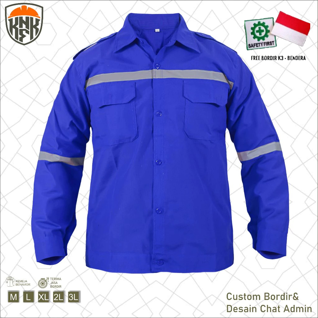 Jual KEMEJA WEARPACK SAFETY WELDER BAJU KERJA PROYEK INDUSTRI BENGKEL ...