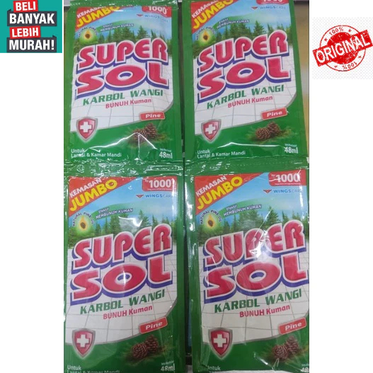 Jual SUPERSOL SACHET JUMBO - 6 SACHET x 40 ML ( BELI BANYAK LEBIH MURAH ...