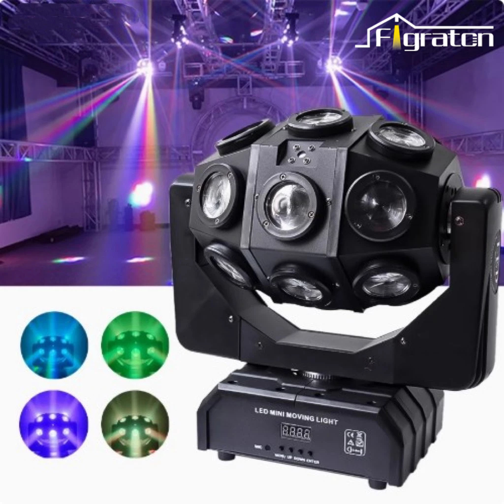 Jual Lampu Panggung Moving Head 18 RGBW Laser Moving Head Beam Bisa ...