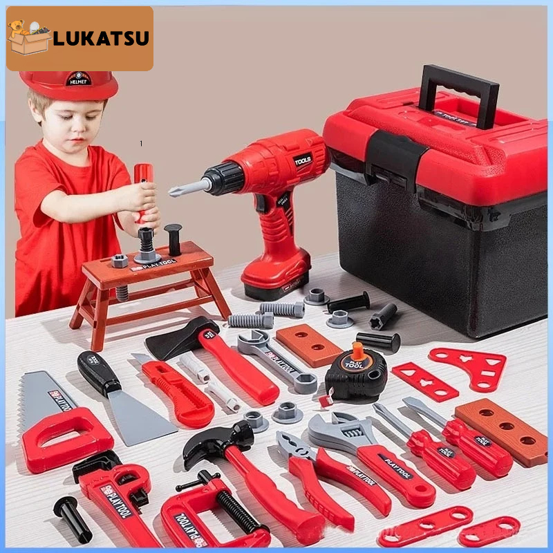 Jual Mainan Perkakas Anak Laki-laki Mainan Tools Box Mainan Konstruksi ...