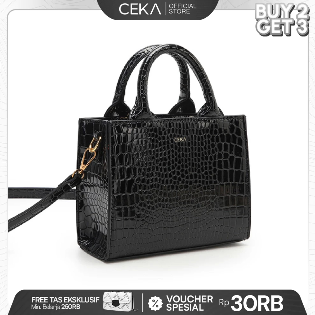 Jual CEKA Tas Wanita Tas Selempang Wanita Linan Bag Bahan Croco ...
